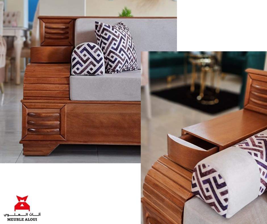 Salon blenz 12 place avec table basse - Meubles et décoration Tunisie