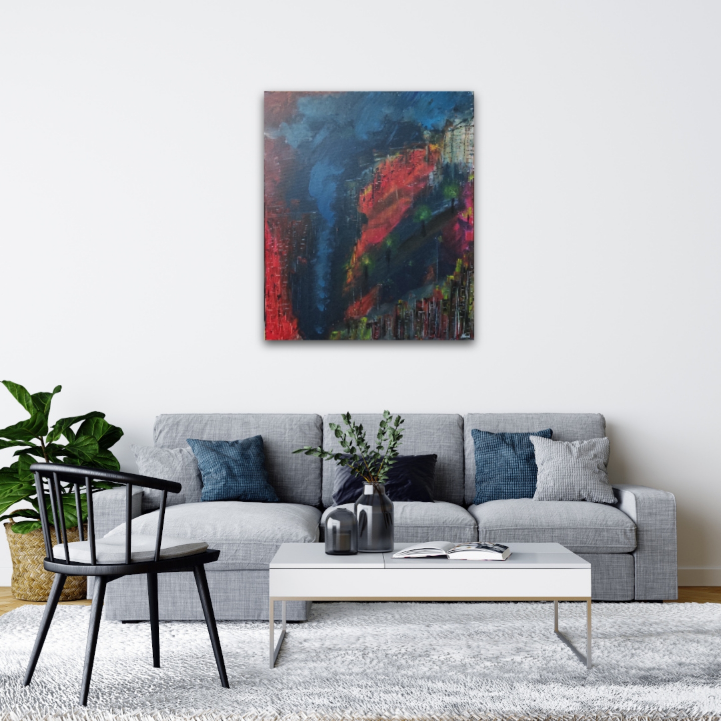 Tableau peinture acrylique originale - Meubles et décoration Tunisie